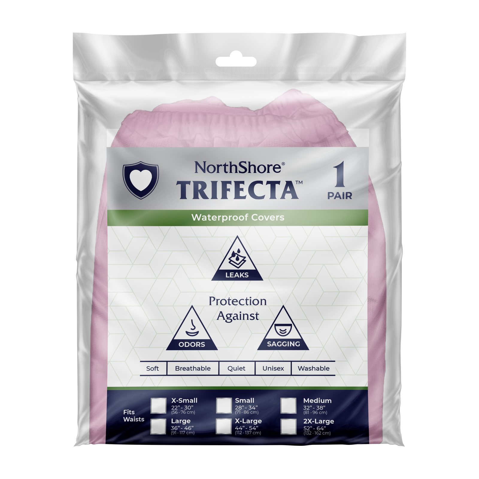 NorthShore Trifecta Waterproof Incontinence Underwear Covers